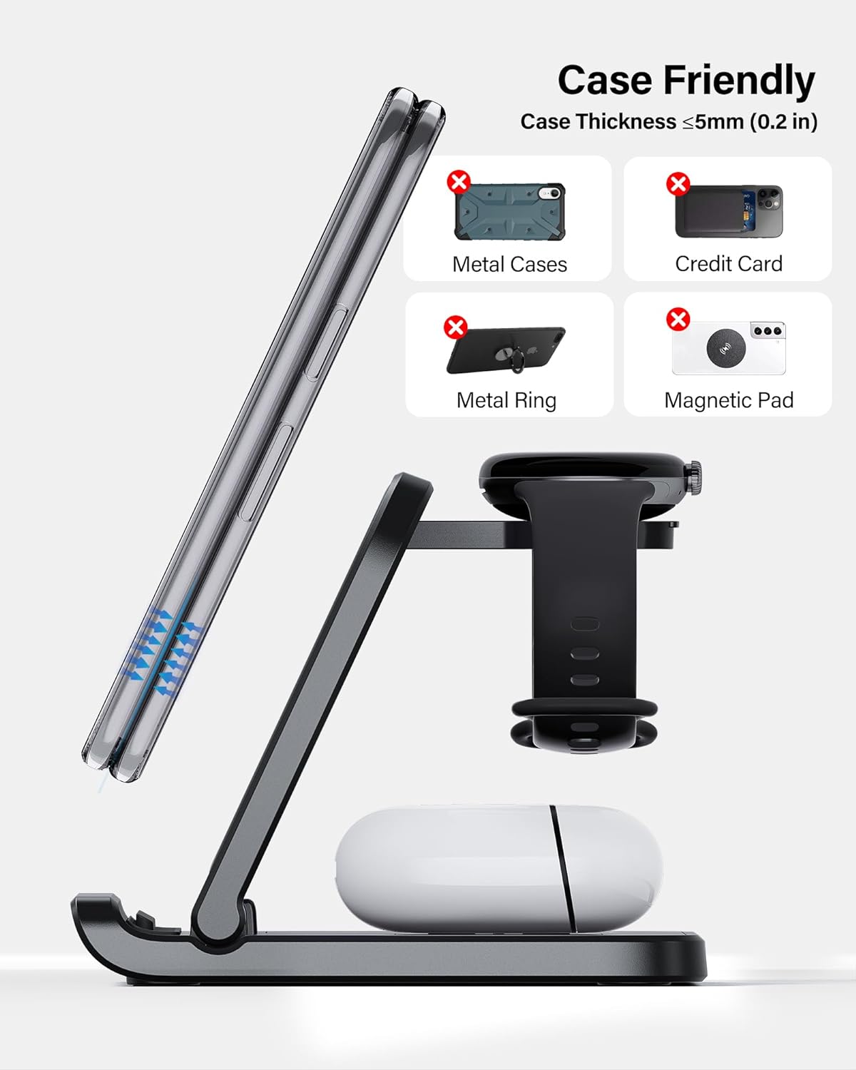 3 In 1 Fast Wireless Charger for Google Pixel Fold Series – The Pixel Store