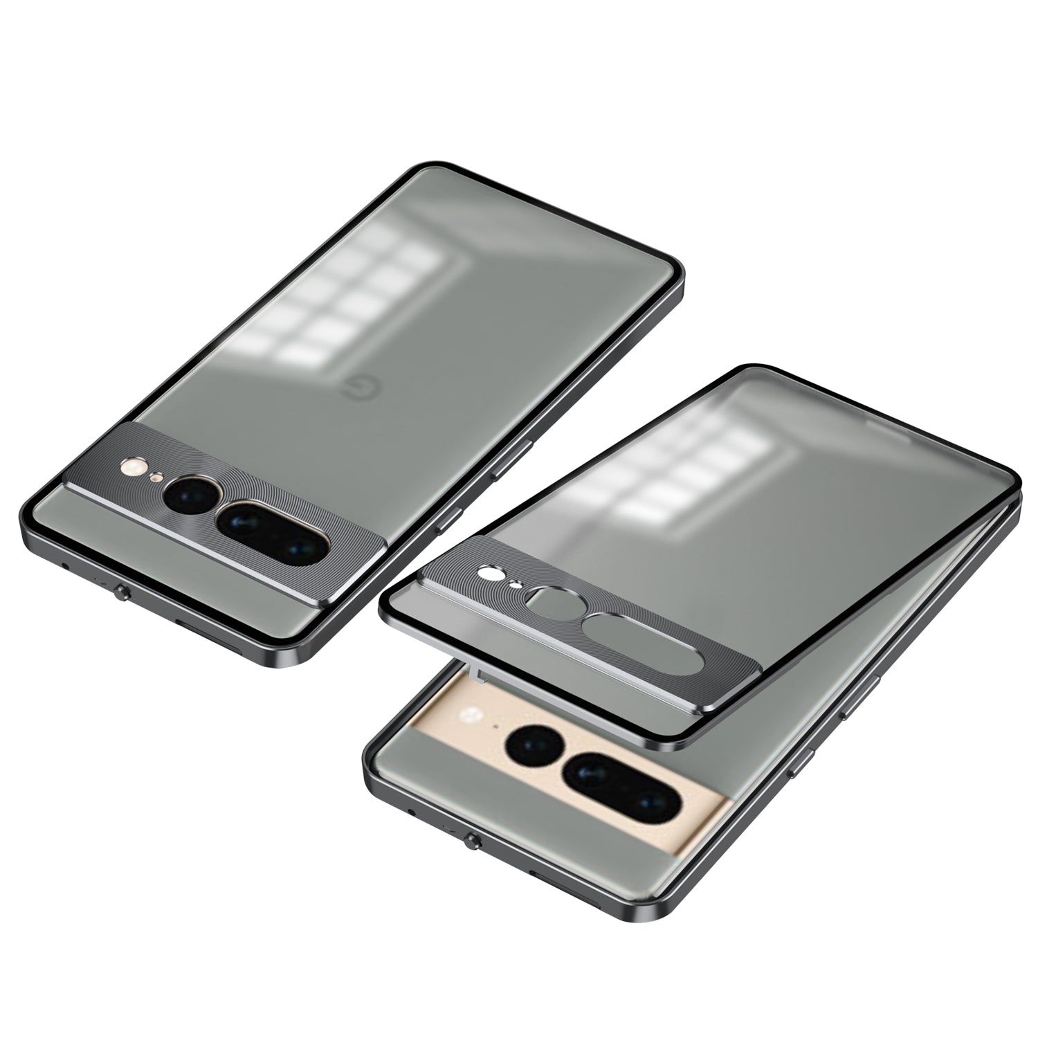 Magnetic Aluminum Case with Camera Protection For Google Pixel Series ...