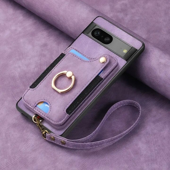 Pixel 8 Case | Luxury Leather Wallet Pixel 8 Pro Phone Cover – The ...