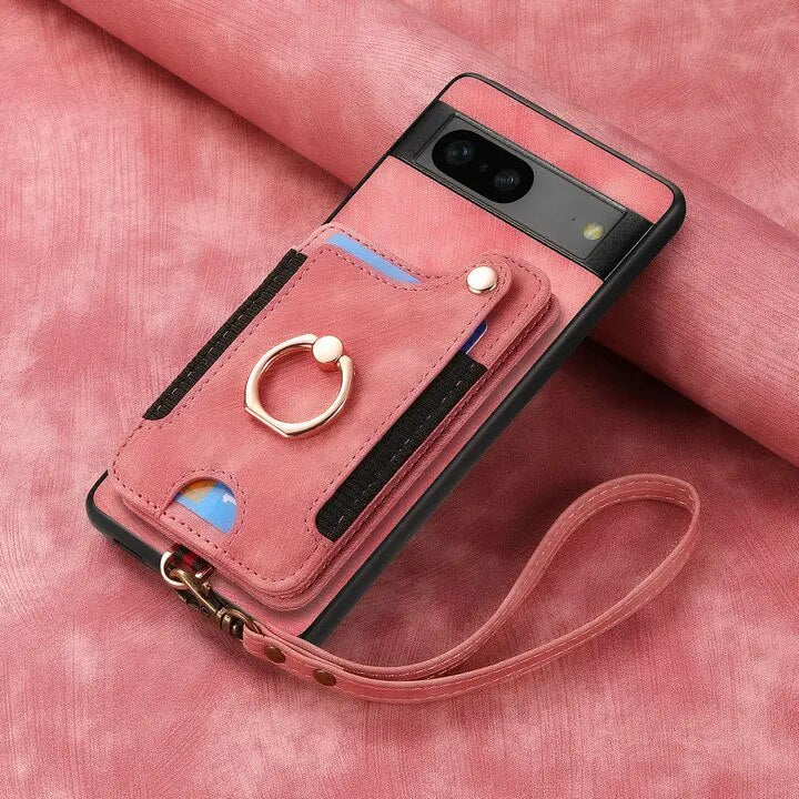 Pixel 8 Case | Luxury Leather Wallet Pixel 8 Pro Phone Cover – The ...