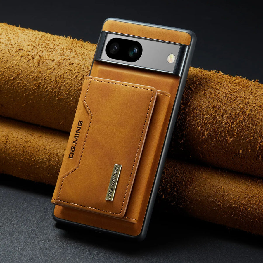 Pixel 8 Case | Detachable Magnetic Wallet Cards Solt Leather Cover ...