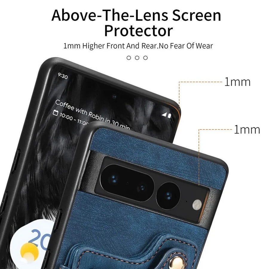 Pixel 8 Case | Luxury Leather Wallet Pixel 8 Pro Phone Cover – The ...