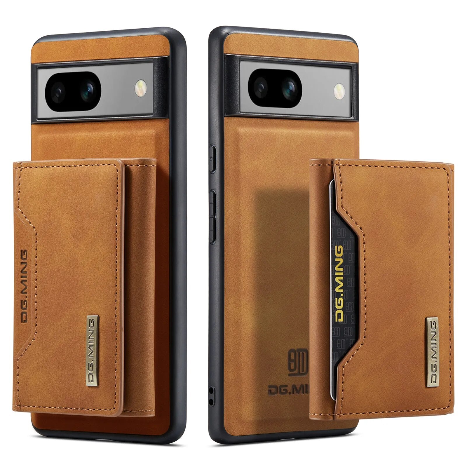 Pixel 8 Case | Detachable Magnetic Wallet Cards Solt Leather Cover ...
