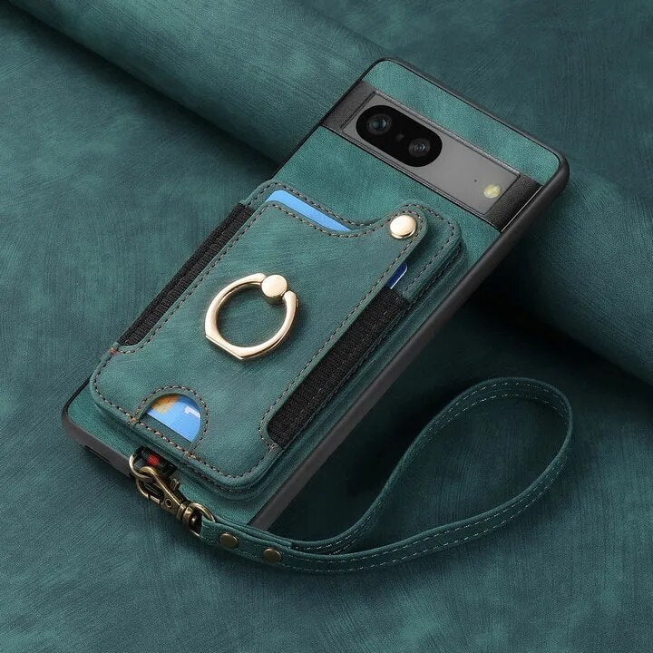 Pixel 8 Case | Luxury Leather Wallet Pixel 8 Pro Phone Cover – The ...