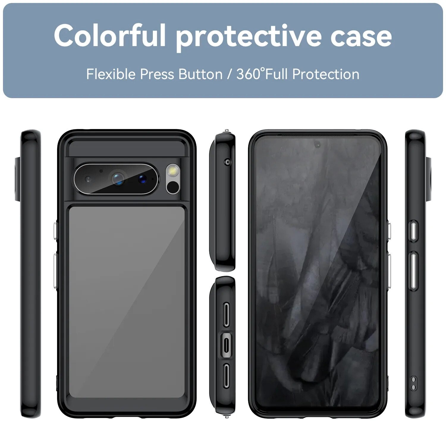 Pixel 8 Case | Rugged Shiled Pixel 8 Pro Phone Cover – The Pixel Store