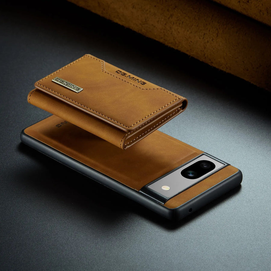 Pixel 8 Case | Detachable Magnetic Wallet Cards Solt Leather Cover ...